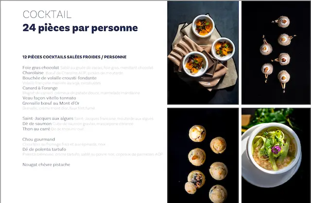 COCKTAIL DINATOIRE - 180€/Pers | Private Seine River Cruise- DOLCE VITA ...